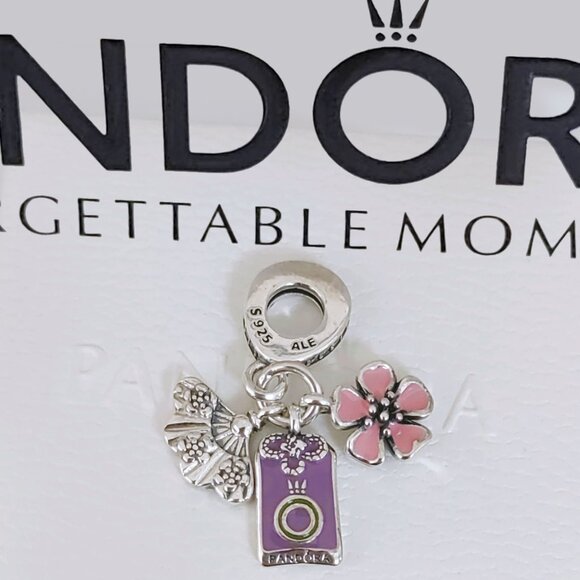 Pandora | Jewelry | Pandora Japanese Sakura Omamori Fan Dangle Charm ...